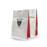 China Biodegradable Reusable Sustainable Packaging Pouch Black Coffee Packaging Bags for sale