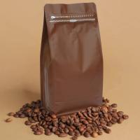China Biodegradable Reusable Sustainable Packaging Pouch Black Coffee Packaging Bags for sale