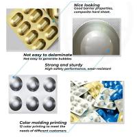 China Shrink Capsule Packaging OPA AL PVC Blister Medical Cold Forming Aluminum Foil Matching PTP for sale
