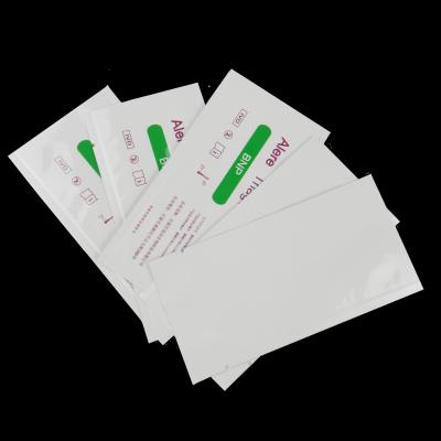 China Medical Testing Reagent Packaging Aluminum Foil Ziplockk Bag 3 Side Seal Sachet for sale