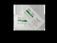 China Medical Testing Reagent Packaging Aluminum Foil Ziplockk Bag 3 Side Seal Sachet for sale