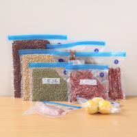 China Transparent Best Sale PA PE Plastic Zip Sealer Space Saver Bag Vacuum Travel Compressed Flat Vacuum Storage Bag for sale