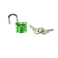 China Colourful Mini Version Of Word Transparent Practice Lock Set 5pcs for sale