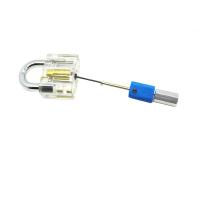 China Transparent Diamond Practice Padlock Pick Lock Kit Combination Of Equipment for sale