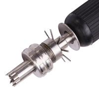 China Stainless Steel Universal Lock Pick Set 8-pin plum lock tool Training Lock Picking Set for sale