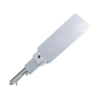 China Lishi House Lock Pick Silver Stainless Steel Door Lock Lishi 2in1 Picks Tool Kw1 Lockpick Set Decoder for sale
