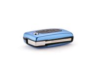 China Car Key Case Shell Aluminum Folding Remote Shell For Peugeot Blue Peugeot Key Shell for sale