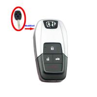 China Straight Plate Key Shell Modified Intelligent Paint Baking Folding Honda Car Key Shell Replacement for sale