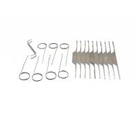 China stainless steel lock pick kit 18pcs Wave Brush Hook Picks Locksmith Tools Lock Pick Tools for sale