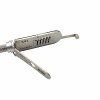 China KW1 2-IN-1 PICK opening stainless steel lock pick set singel package high quality for sale