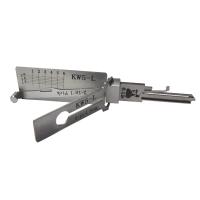 China KW5-L Lishi 2 In 1 Lock Pick Tool Residential Locks Stainless Steel Lock Pick Decoder for sale
