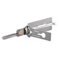 China training locksmith tools kit Lishi Tools Yale-5 Yale-6 cisa-5 lock picking 2-IN-1 Pick for sale