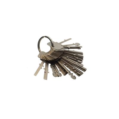 China locksmith tools key tool 40pieces lock picking KLOM gold steel padlock universal test key for sale