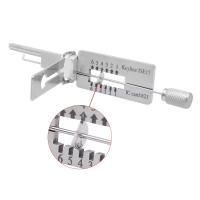 China Iseo R6 SS304 Civilian Lishi 2in1 Lock Picking Tools Car Locksmith Tools Set Electric Bump Key for sale