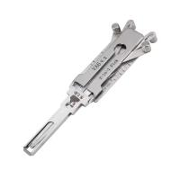 China Lishi 2in1 tool car lock cylinder decoder reader locksmith picking tools for sale