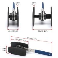 China Car Tools Ratchet Brake Piston Caliper Spreader Ratchet Disc Brake Caliper Piston Spreader/separator Pad Mounting Tool for sale