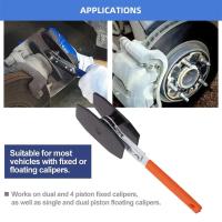 China Car Tools Ratchet Brake Piston Caliper Spreader Ratchet Disc Brake Caliper Piston Spreader/separator Pad Mounting Tool for sale