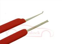 China Gold Six-Piece Locksmith Tools Set with Adjustable Cross-Shaped Lock Picking Tools Weighs 140g for sale