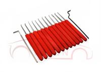 China 12pcs Lock Pick Kit Durable Stainless Steel Handle For Easy Lock Core Manipulation Ideal For Locksmiths And Enthusiasts for sale