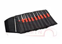 China 12pcs Lock Pick Kit Durable Stainless Steel Handle For Easy Lock Core Manipulation Ideal For Locksmiths And Enthusiasts for sale