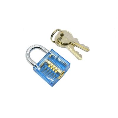 China Mini-version Transparent Blue Practice Lock Locksmith Tools for sale