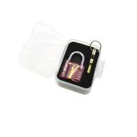 China Mini-version Transparent Pink Practice Lock Locksmith Tools for sale