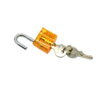 China Mini-version Transparent Yellow Practice Lock Locksmith Tools for sale