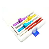 China 6Piece Locksmith Tools Set with Adjustable Cross-Shaped Lock Picking Tools for sale