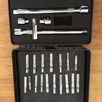 China 18 in 1 Stainless Steel Locksmith Tools Pick for Pump Key Soft and Hard Locks for sale