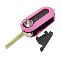 China Car Key Shell for F-iat 3 Button Flip Remote Key Shell Customizable Color Options for sale