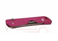 China Haoshi Fold Locksmith Tools Foldable 7 in 1 Lock Picking Set Locksmith Tools (Pink） for sale