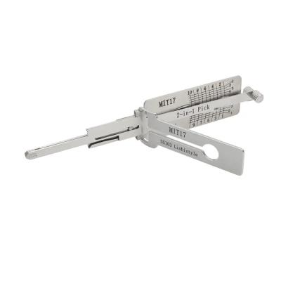 China Lishi Locksmith Tools MIT17-10cuts SS103 2 in 1 For Mitsubishi Door Lock Opener for sale