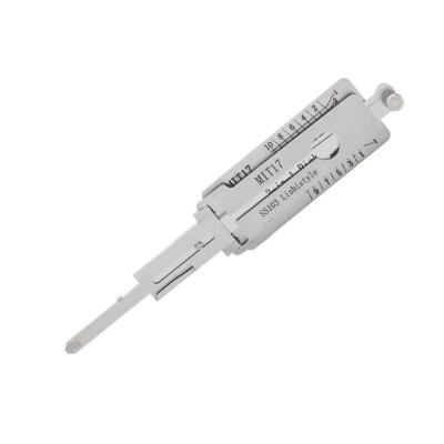 China Car Lishi Tool MIT17-10cuts SS103 2 in 1 Lishi Locksmith Tools For Mitsubishi Door Lock Opener for sale