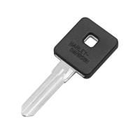 China 34.11mm Length Motorcycle Key Shell for Harley-Davidson Keyblade Right Double Side Slots for sale