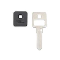 China 34.11mm Length Motorcycle Key Shell for Harley-Davidson Keyblade Right Double Side Slots for sale