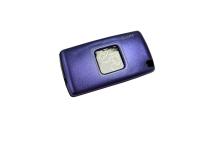 China Aluminum Alloy Peugeot Folding Remote Shell Key for Peugeot Purple Replacement for sale