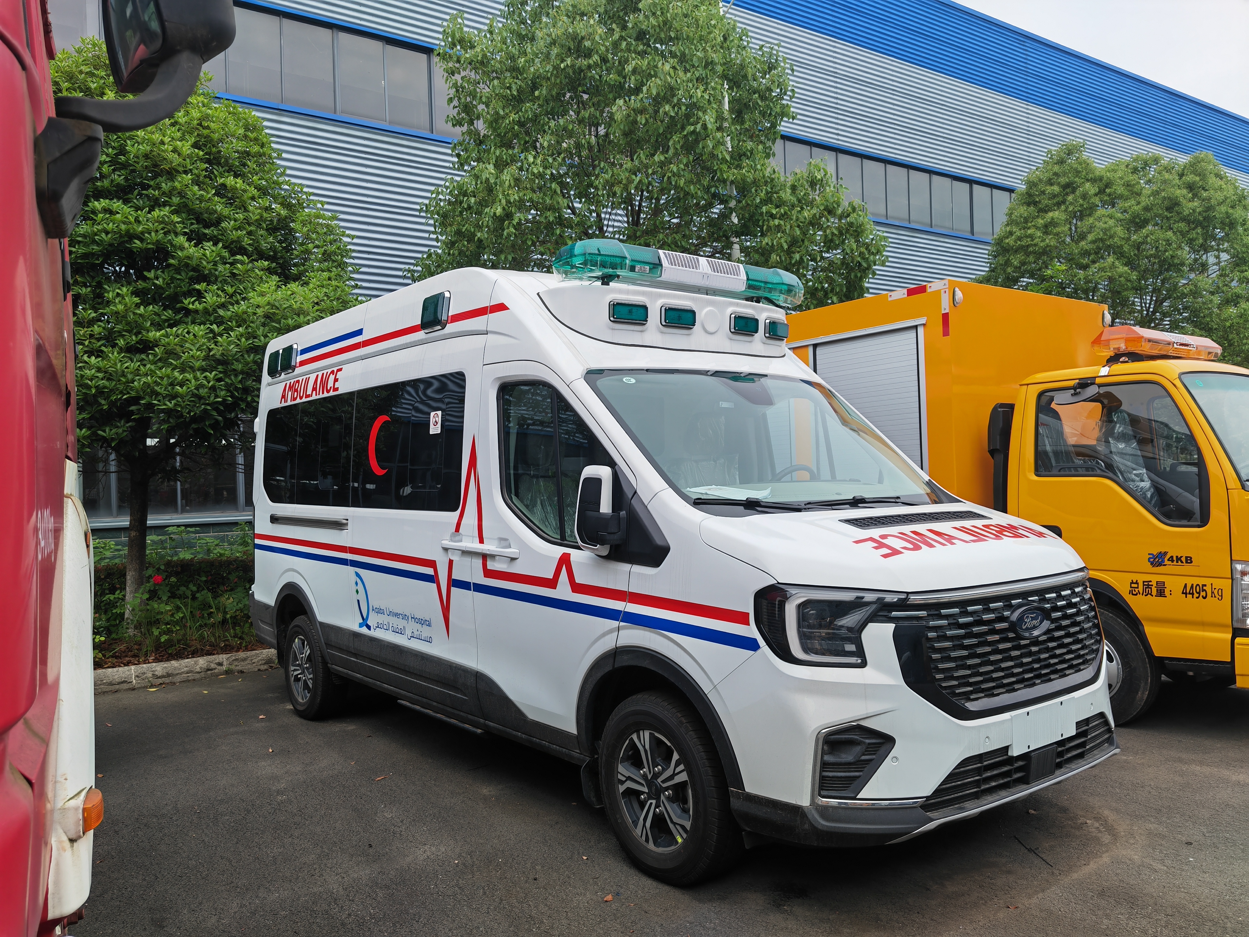 CLW Group Ford ICU Ambulance Delivered to Aqaba University Hospital, Jordan