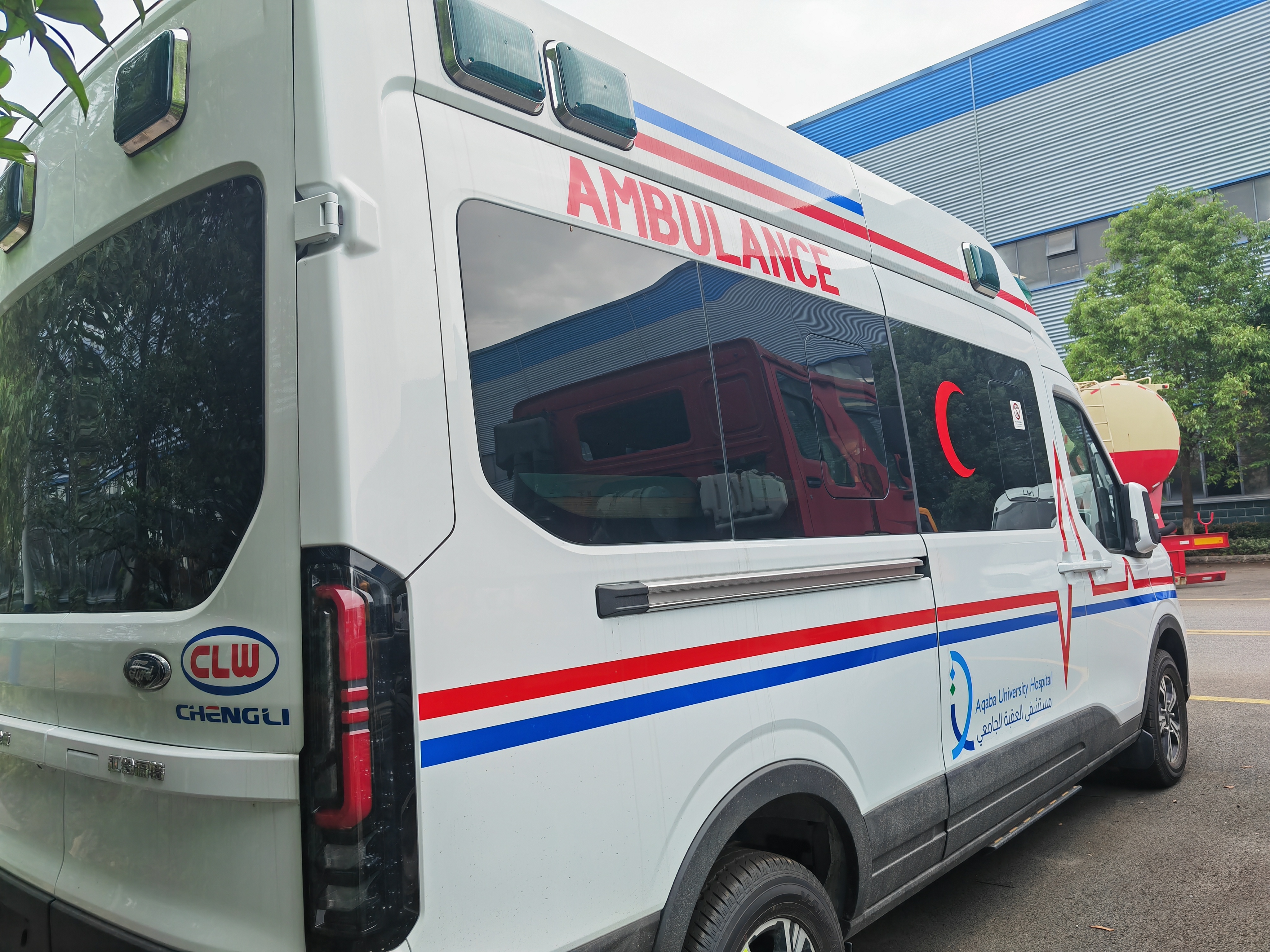 Customized Medical Graphics for Jordan Aqaba University Hospital Ambulance Fleet