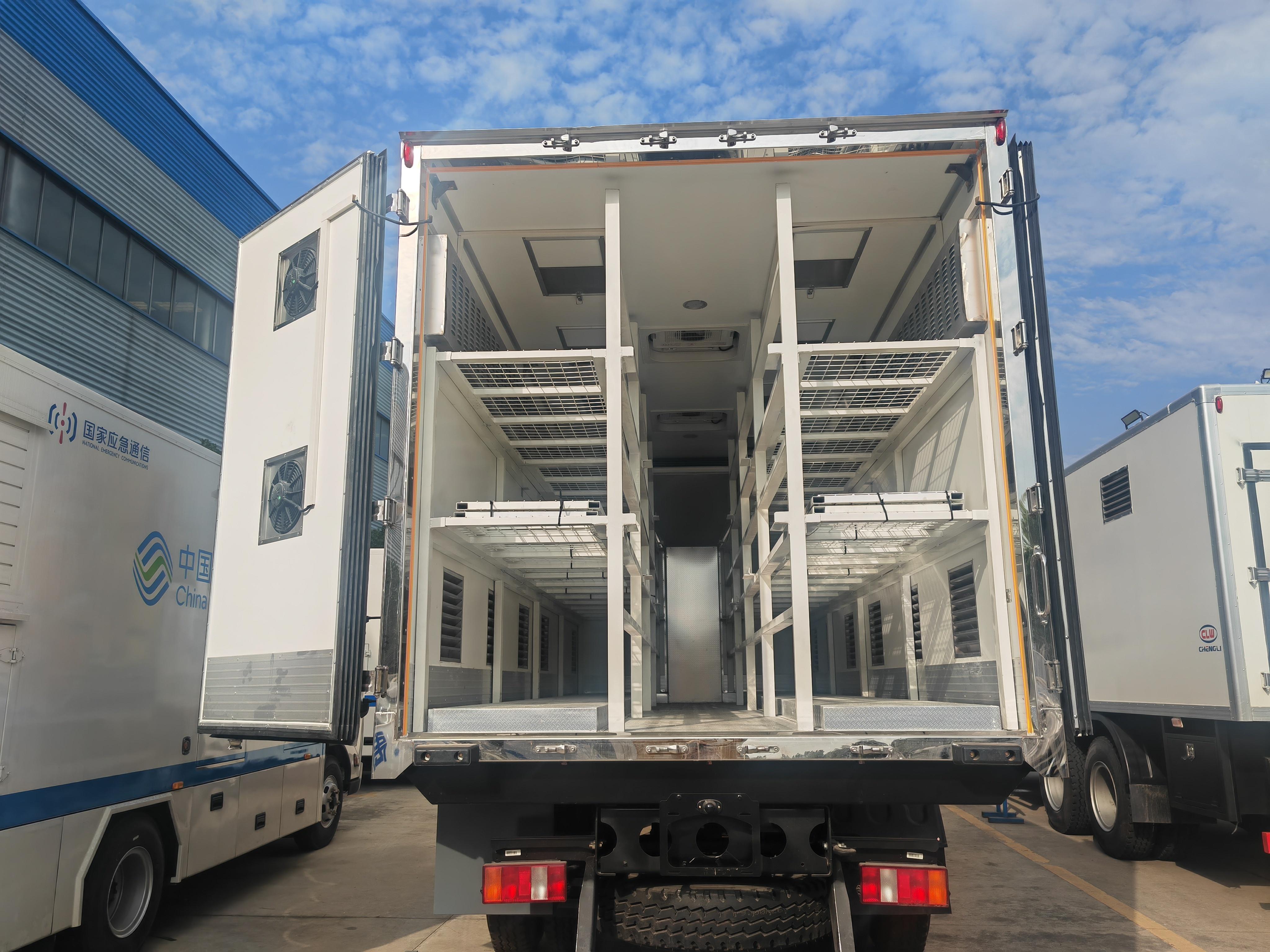 HOWO RHD day old chicken transport truck for Quantum Foods Uganda