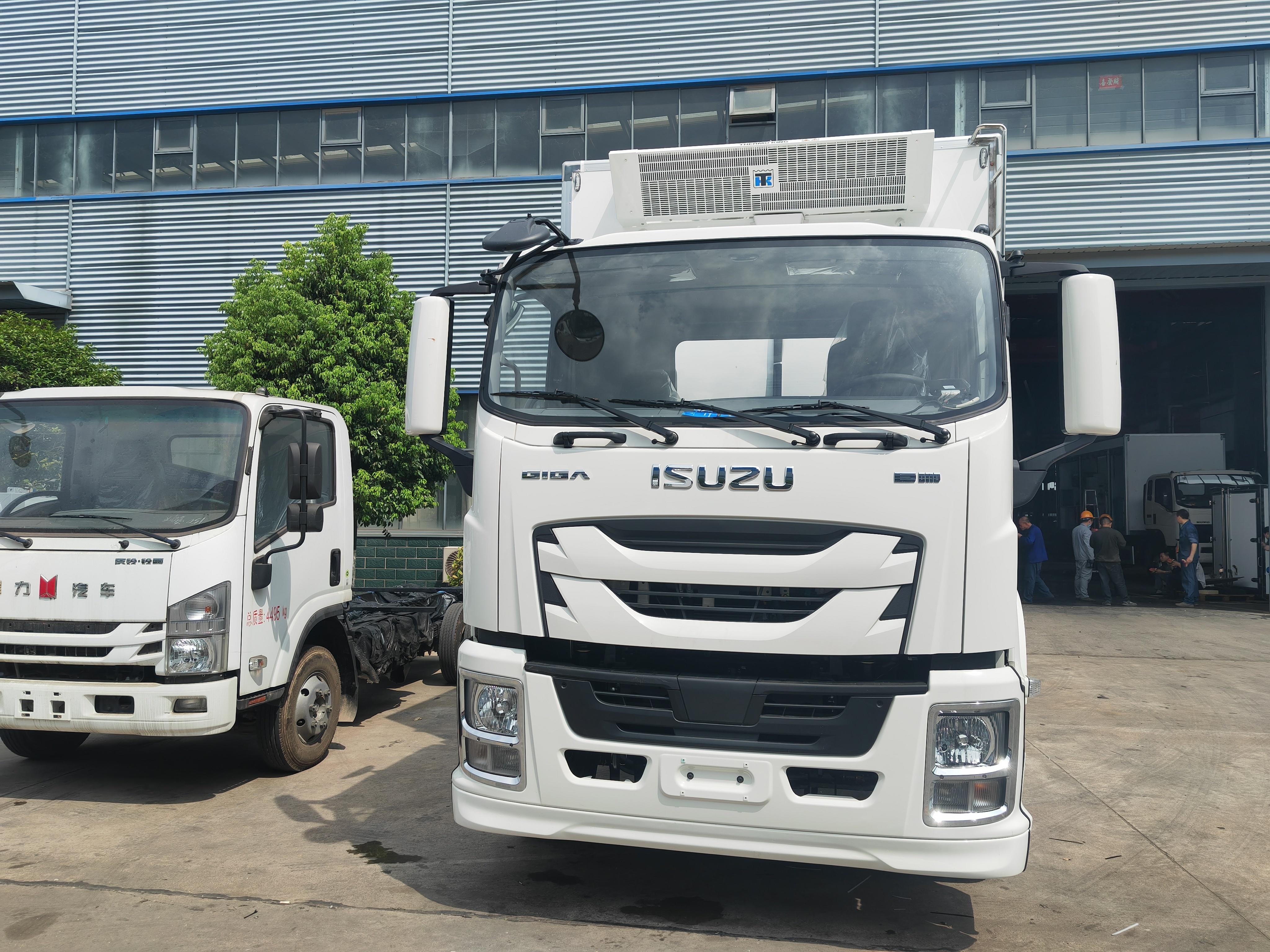 ISUZU GIGA refrigerated truck front view with Thermo King cooling unit by CLW Group