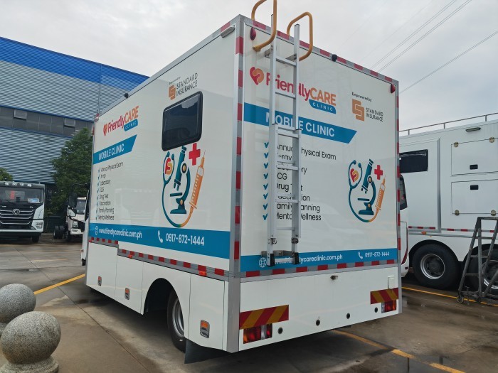 ISUZU mobile medical unit for Philippines healthcare