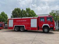 China HOWO Rescue Foam Water Tank Tanker Firefighting Engine Fighting Vehicle Engine Fire Truck for sale