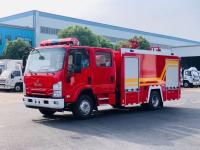 China ISUZU 700p 6 Wheeler 190HP Water Tender Rescue Fire Truck for sale