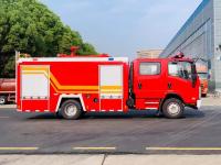 China ISUZU 700p 6 Wheeler 190HP Water Tender Rescue Fire Truck for sale