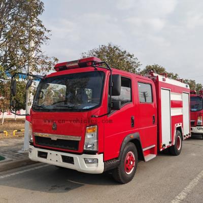 China Sinotruk Foam Water Tank HOWO Fire Fighting Truck for sale