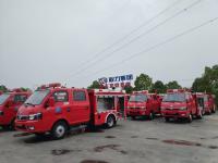 China Dongfeng 6 Wheels 1 Ton Fire Fighter Vehicle Water Tank Fire Fighting Truck for sale