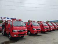 China Dongfeng 6 Wheels 1,000-Liter Fire Fighter Vehicle Water Tank Fire Fighting Truck for sale