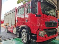 China Sinotruk HOWO 4ton Dry Powder Fire Fighting Truck for sale
