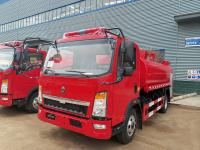 China HOWO 8000Liter Water Tanker Fire Engine Truck for sale