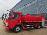 China HOWO 8000Liter Water Tanker Fire Engine Truck for sale